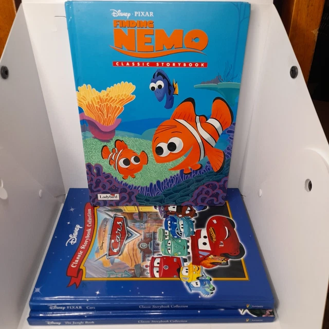 DISNEY'S CLASSIC STORYBOOK Set 3 Hardcover Jungle Book, Cars, Finding ...