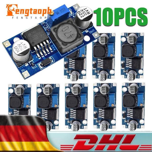 EINSTELLBAR LM2596 ARDUINO Step-down DC-DC Buck-Converter Modul Regler ...