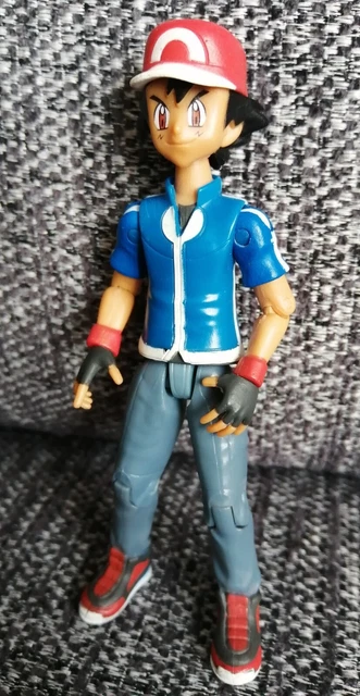 POKEMON ASH KETCHUM Tomy Nintendo 4.5 Inch Action Figure 2015 ...