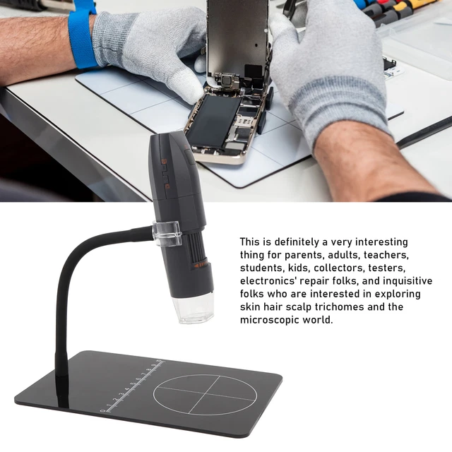 USB MICROSCOPE CAMERA Plastic Metal Wireless Digital Microscope 1080P ...