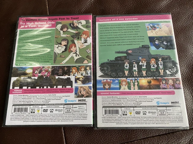 GIRLS UND & Panzer Complete TV Series + OVA DVD Sentai Filmworks $69.99 - PicClick CA