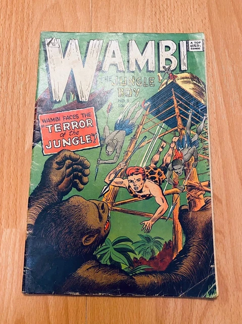 VINTAGE WAMBI THE JUNGLE BOY Comic Book - #8 £2.99 - PicClick UK