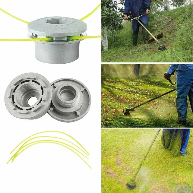 TÊTE DE TONDEUSE en aluminium pratique et facile à installer pour coupe-brosse EUR 22,13 ...