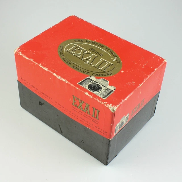 EXAKTA EXA II SLR 35mm Camera - EMPTY BOX ONLY - Vintage - Display $14. ...