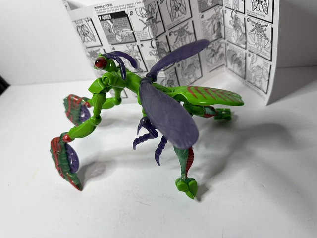 VINTAGE TRANSFORMERS BEAST Wars MANTERROR Complete Praying Mantis CLEAN ...