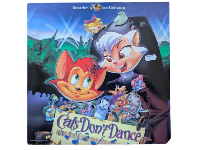 CATS DON'T DANCE Laserdisc LD WIDESCREEN FORMAT ULTRA RARE £67.03 ...