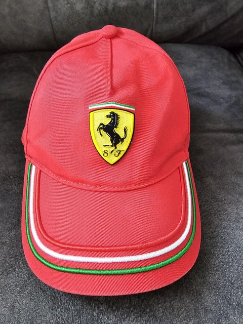 FERRARI OFFICIAL PRODUCT SF Horse Logo Red Hat Cap Scuderia Genuine ...