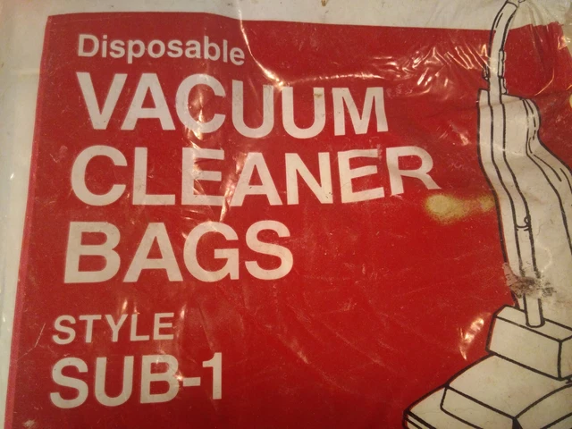 SINGER 32025, SUB-1 Upright Vacuum Cleaner Paper Bag Open Package of 1 ...