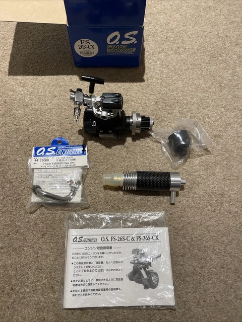 OS MAX FS-26S-CX Surpass motore auto RC 4 tempi Fw03 Fw04 molto raro ...