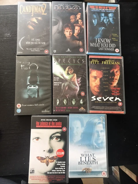 VHS TAPE BUNDLE Job Lot 80s 90s 2000s Movies HORROR X8 £16.00 - PicClick UK