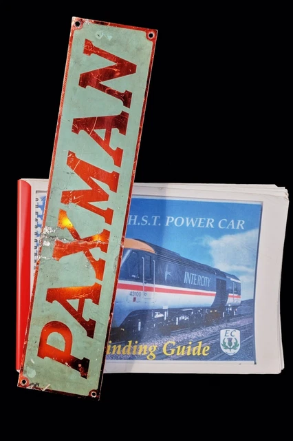 BRITISH RAIL CLASS 43 PAXMAN Engine Aluminium Nameplate and Fault ...