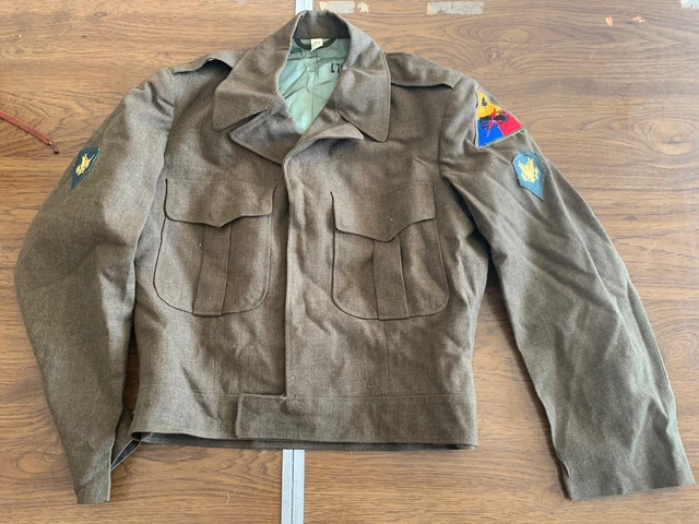 US ARMY 4TH Armored Division, Patton’s 3rd Army Ike Jacket. £15.81 ...