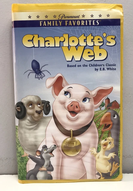 CHARLOTTE'S WEB VHS Video Tape Classic Hanna Barbera Movie Clamshell ...