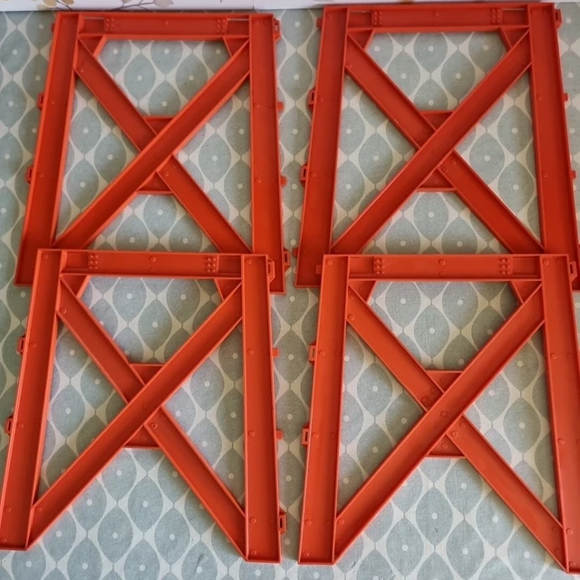 ACTION MAN TRAINING Tower Bottom Section Panels X4 Hasbro Palitoy 1973 ...