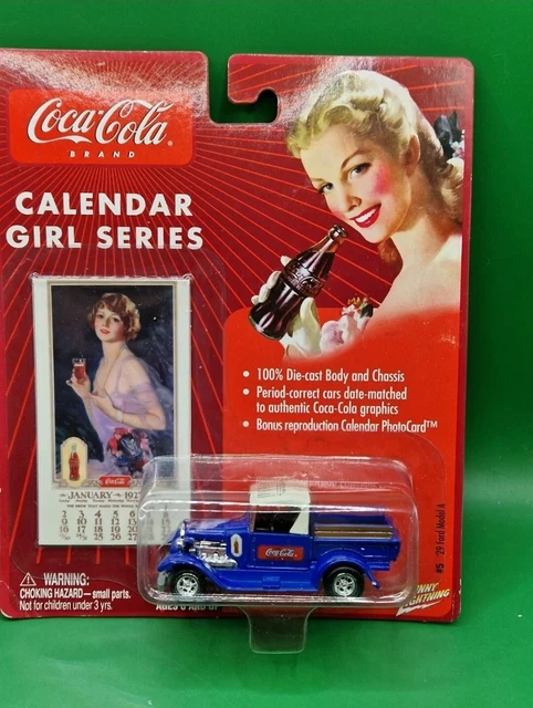 JOHNNY LIGHTNING COCA Cola Calendar Girl Series Ford Model A (b45) £7. ...
