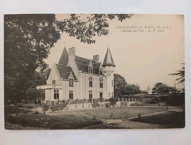 CPA CHAVAGNES LES EAUX (49), Château du Vau EUR 3,00 - PicClick FR