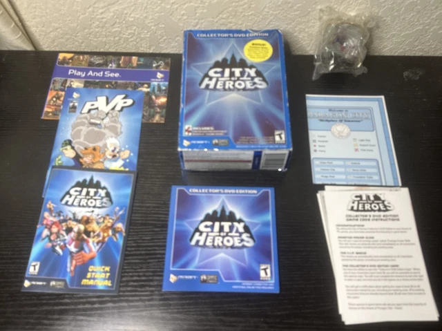 FIGURINE CITY OF Heroes: Collector's DVD Edition (PC, 2004) NTSC ...