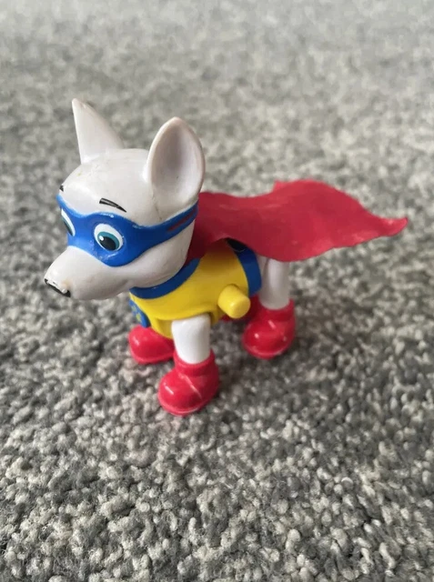 PAW PATROL APOLLO the Super Dog Small Pup Toy Action Figure with Red ...
