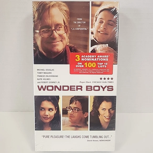 WONDER BOYS (VHS, 2001) Michael Douglas Robert Downey Jr Comedy/Drama ...