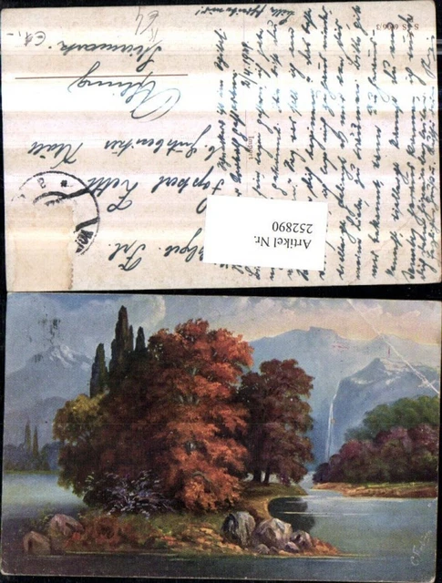 252890,KÜNSTLER AK G. Fiebiger Landschaft Insel Partie EUR 4,00 - PicClick DE