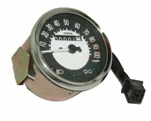 SPEEDOMETER 100 MPH Speedo For Royal Enfield Bullet Classic 350cc ...