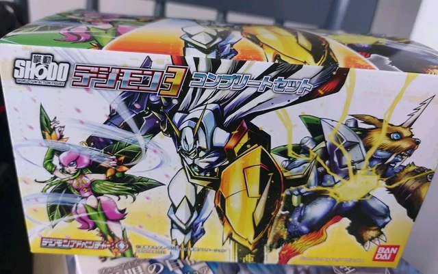 BANDAI SHODO DIGIMON Adventure toy set Omegamon Omnimon and Lilymon ...