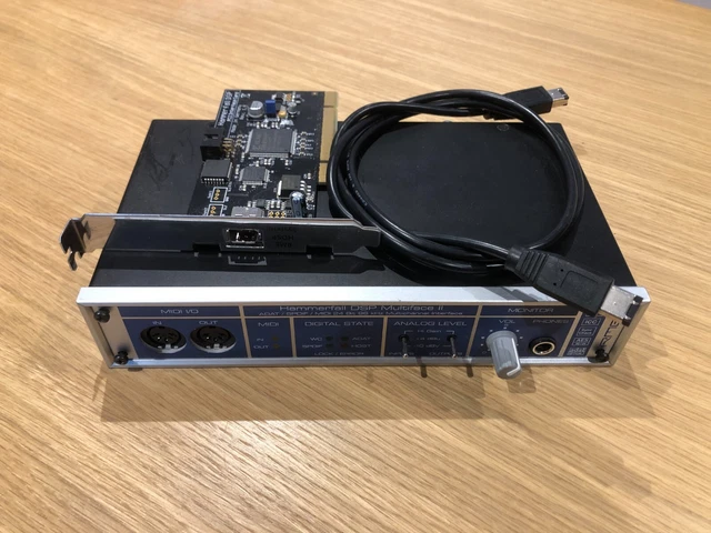 RME HAMMERFALL DSP Multiface II and PCI Interface Card With Power ...