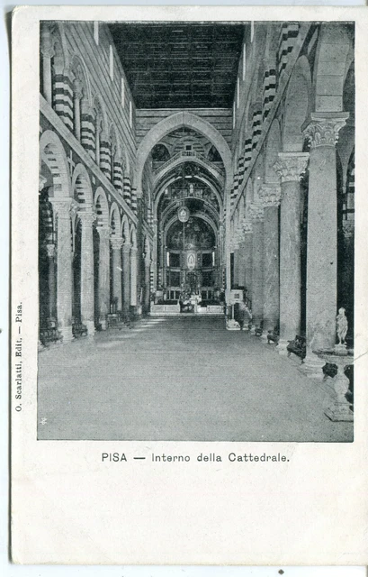 ITALIE PISE - Interno Della Cattedrale Old Carte Postale EUR 2,29 ...