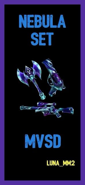 NEBULA SET 🔥 Mvsd 🔥 Sniper Gun Knife £15.00 - PicClick UK