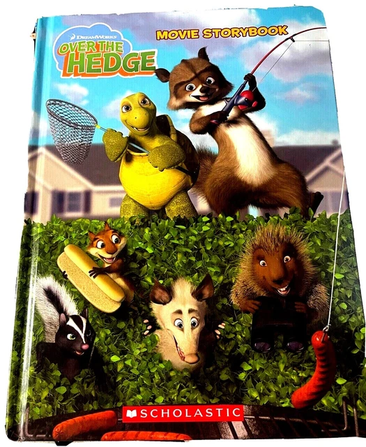 DREAMWORKS OVER THE Hedge Movie Storybook For Kids Sarah Durkee 2006 ...