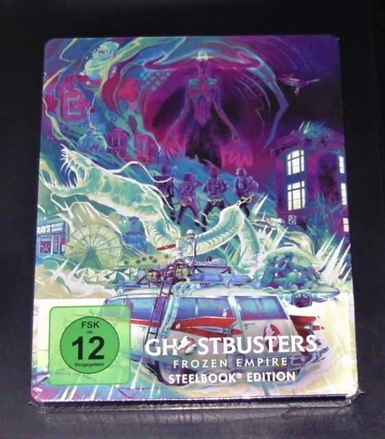 GHOSTBUSTERS FROZEN EMPIRE Limited Steelbook 4K Blu Ray + Blu Ray New & OVP £46.99 - PicClick UK