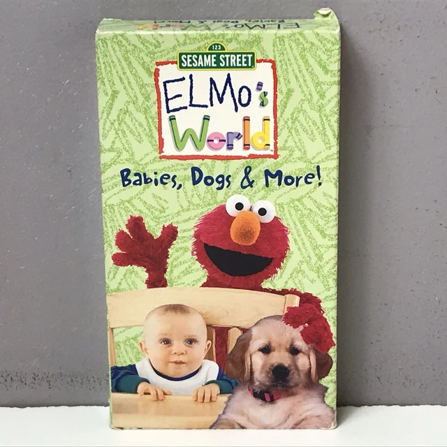 SESAME STREET ELMO’S World Babies Dogs VHS Video Tape BUY 2 GET 1 FREE ...