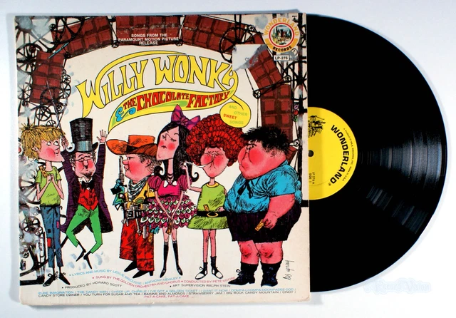WILLY WONKA AND the Chocolate Factory (1974) Vinyl LP • Wonderland, Sweet Songs £16.65 - PicClick UK