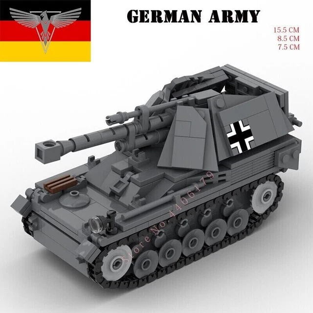 ARMÉE ALLEMANDE WESPE Tank Sd.Kfz.124 Armes Véhicules Militaires ...