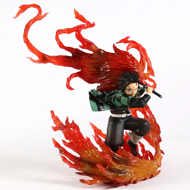 DEMON SLAYER - Figura Kamado Tanjiro flame sword effect Anime figure 22 ...