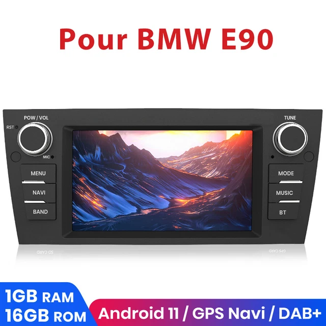 7& ANDROID AUTORADIO GPS DAB+ Pour BMW 3er E90 E91 E92 E93 Navi Limousine 325i EUR 203,99 ...