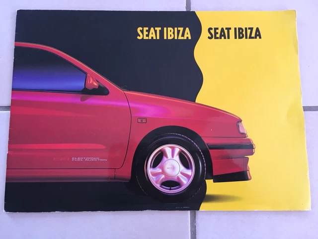 SEAT IBIZA - Gamme 1994 / brochure catalogue dépliant prospectus 94 EUR ...