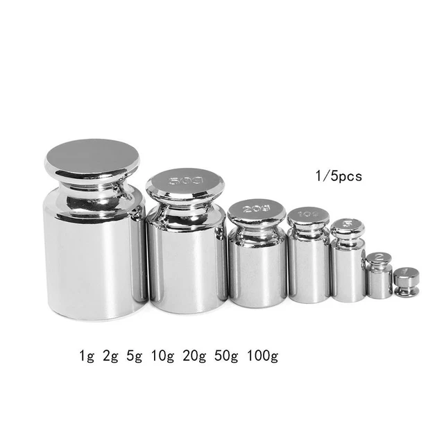 TOOL WEIGHING SCALES Accurate Calibration Set Scale Weights Sets Chrome ...