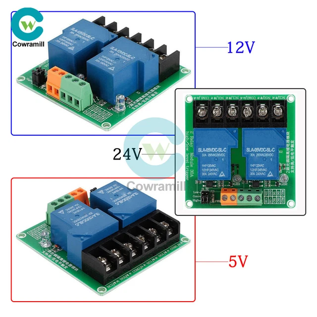 2/4 CHANNEL HIGH-LOW Level Trigger Control Module 30A Relay Switch ... 2/4 CHANNEL HIGH-LOW Level Trigger Control Module 30A Relay Switch ...