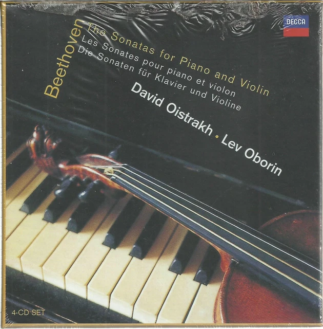BEETHOVEN VIOLINSONATEN (VIOLIN Sonatas) Oistrakh Oborin 4 CD-BOX neu möglich EUR 21,80 ...