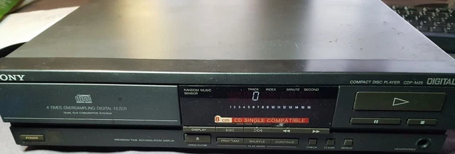 COMPACT DISC PLAYER SONY lettore CD CDP M25 (tutto OK ma non "legge" le ...