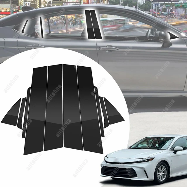 DOOR PILLAR POST Trim For Toyota Camry 2025 Side Door Post Glossy PC ...