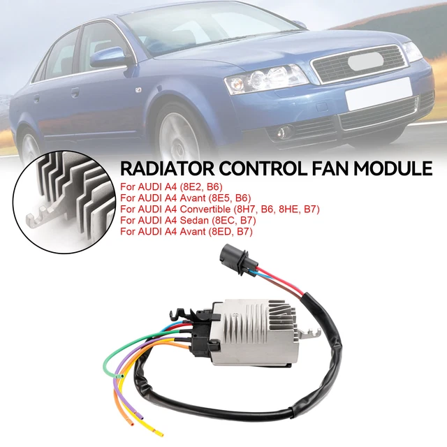 RADIATOR FAN CONTROL Unit Module 8E0959501AB Pour Audi A4 8E2 8E5 B6 ...