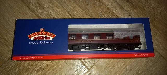 BACHMANN 39-251D MAROON COACH Br Mk1 Rfo Restaurant First Open Brand ...