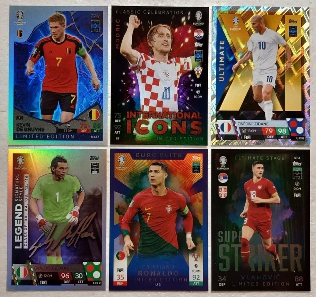 TOPPS - MATCH Attax Euro 2024 Limited Edition , LEGEND , XI card ...