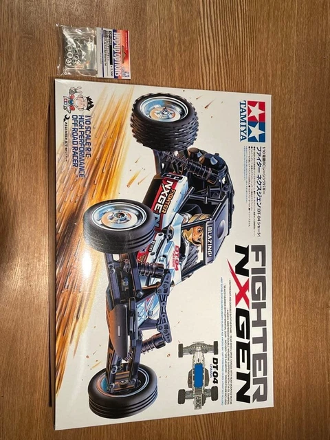 TAMIYA FIGHTER NXGEN DT-04 Chassis RC Car Model Kit with 2 Marking ...