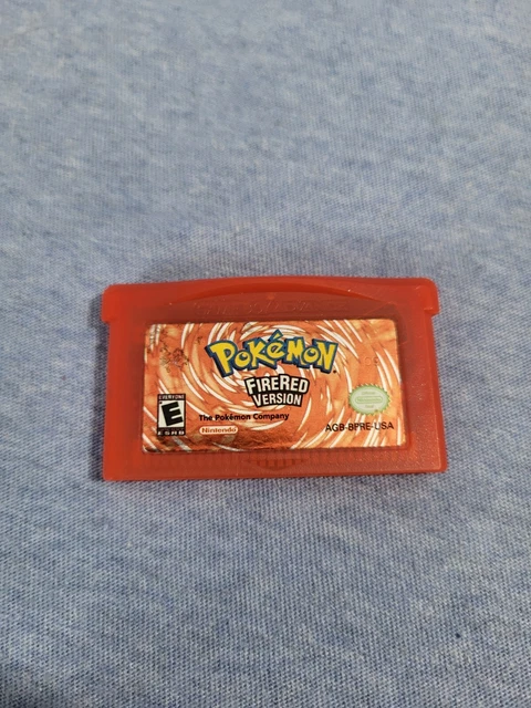 POKEMON FIRE RED Version (Nintendo Game Boy Advance GBA) CARTRIDGE ONLY ...
