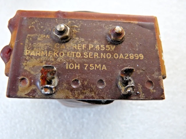 PARMEKO 10H 75MA Inductor Choke Vacuum Varnish Used £20.00 - PicClick UK