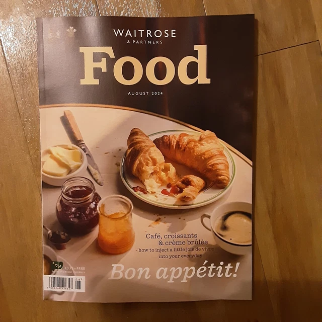 WAITROSE FOOD MAGAZINE August 2024 - Bon Appetit! £0.99 - PicClick UK