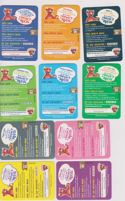 VACHE QUI RIT serie complete des 10 defis es-tu pret a relever ses ...